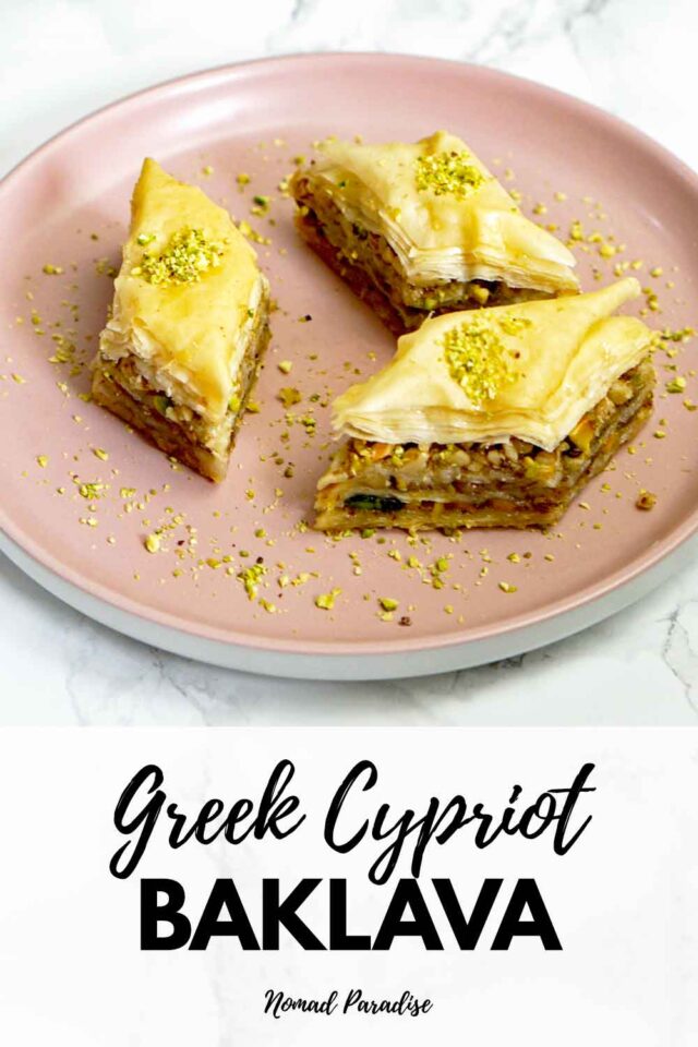 Greek-Cypriot-Inspired Baklava Recipe - Nomad Paradise