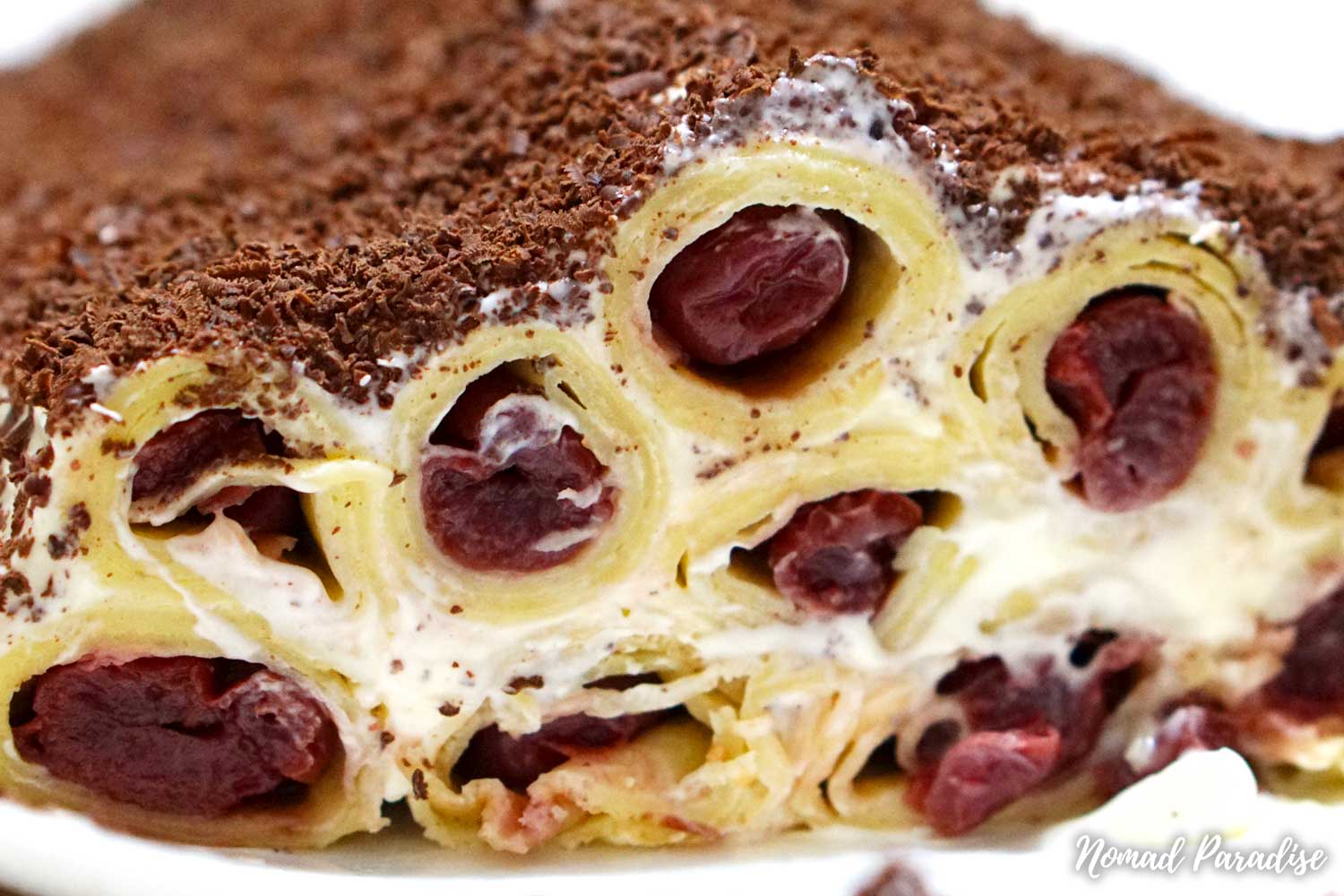Cusma lui Guguta (Crepes with Sour Cherries) Recipe - Nomad Paradise