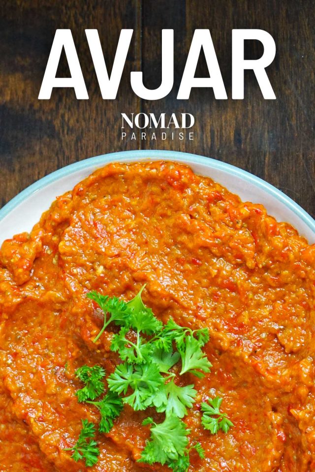 Ajvar Recipe (Sweet and Creamy Roasted Pepper and Eggplant Relish from ...