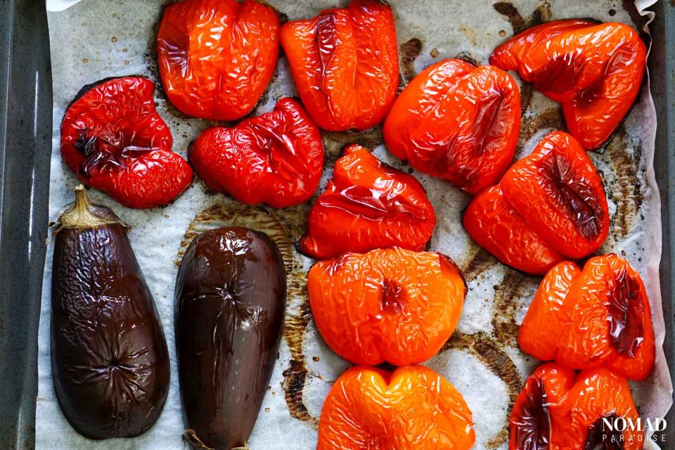 Ajvar Recipe (Sweet and Creamy Roasted Pepper and Eggplant Relish from ...