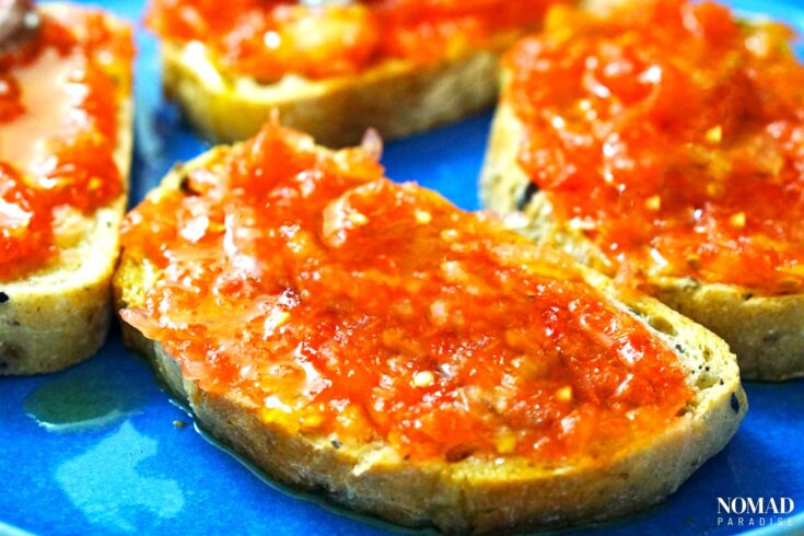Catalan and Spanish Tomato Bread Recipe (Pan Con Tomate) for a Beloved ...