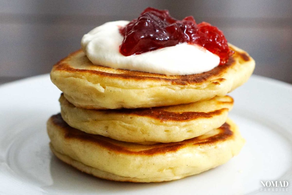 Thick and Wholesome Kefir Pancakes (Oladyi/Oladi) Recipe
