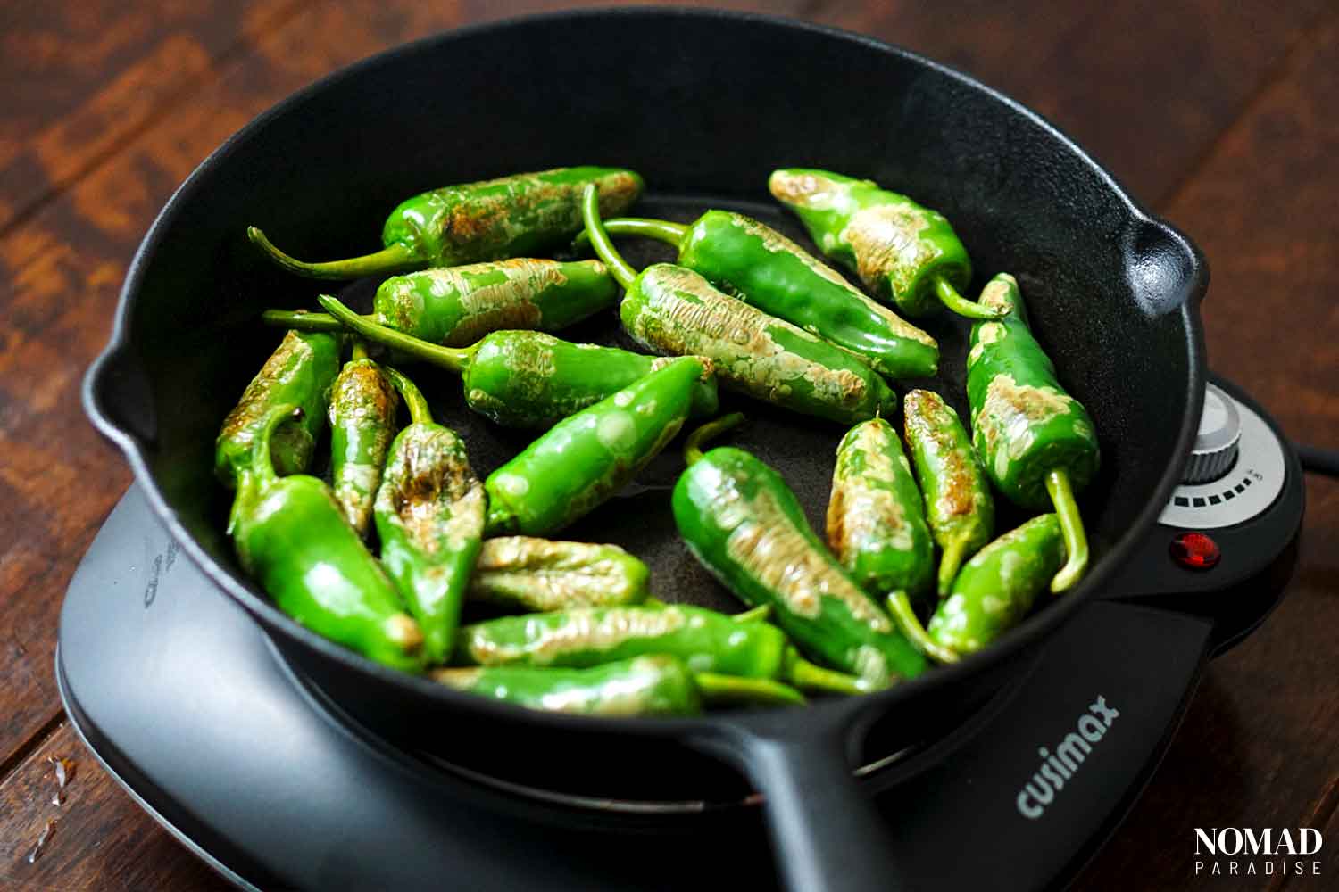 Spanish Padron Peppers Recipe (Pimientos de Padron)