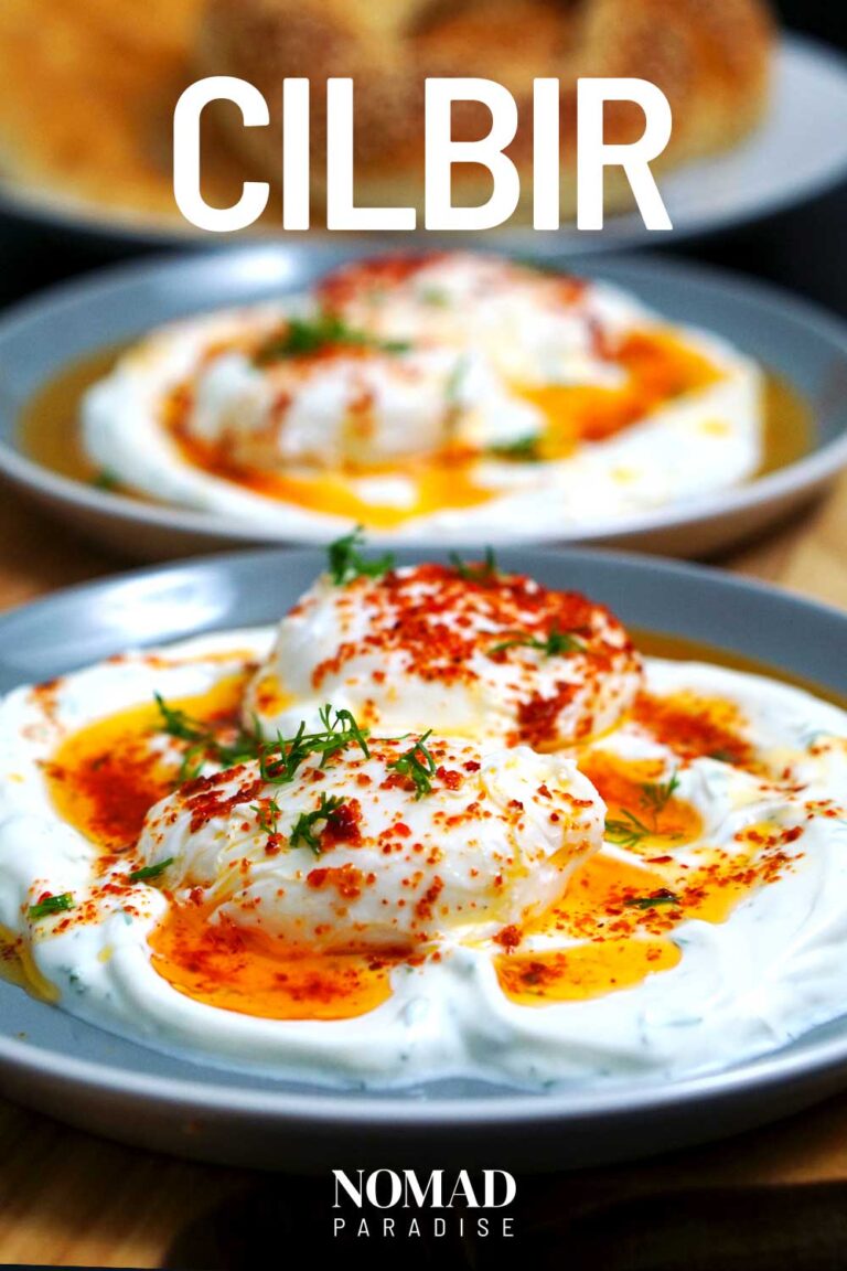 Velvety Turkish Poached Eggs with Yogurt Recipe (Cilbir)