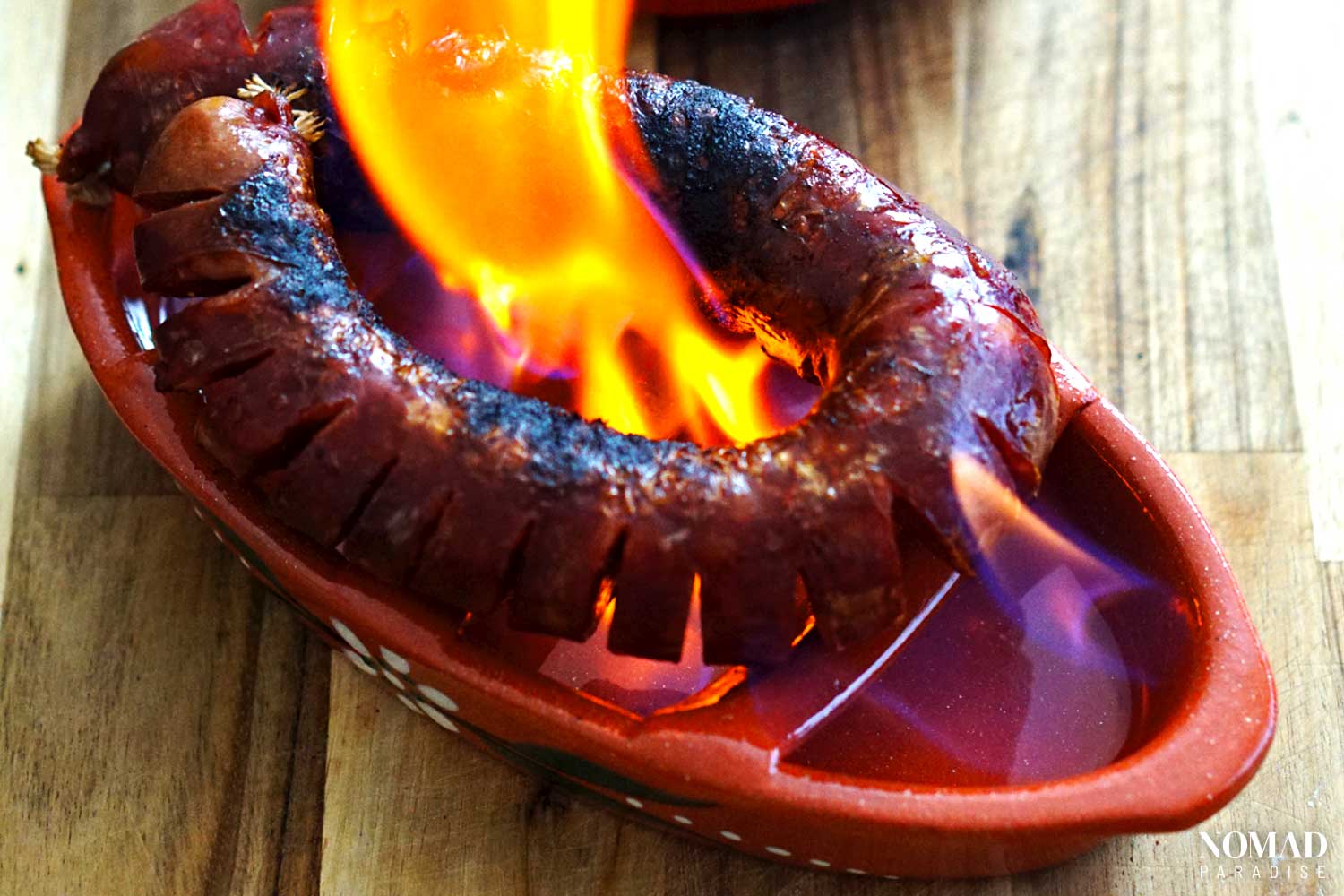 Rich And Smoky Portuguese Grilled Chorizo Chourico Assado Recipe