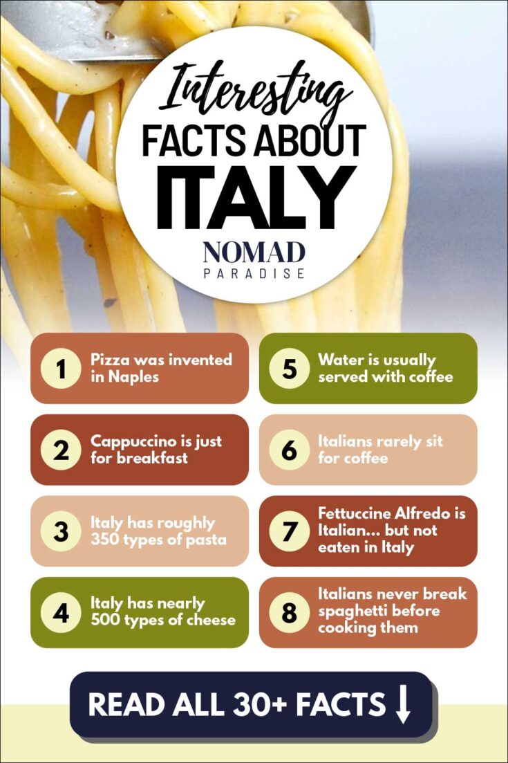 35 Cool and Interesting Facts about Italy and Italians