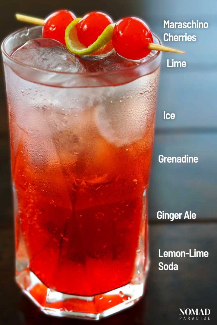 Sweet and Fizzy Shirley Temple Drink Recipe